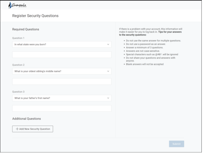 How do students set up their OneLogin security questions? – CPS Help Desk