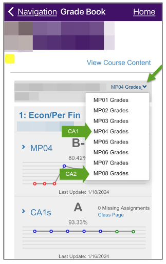 Viewing Your Student's Report Card or Grades on ParentVUE Mobile App ...