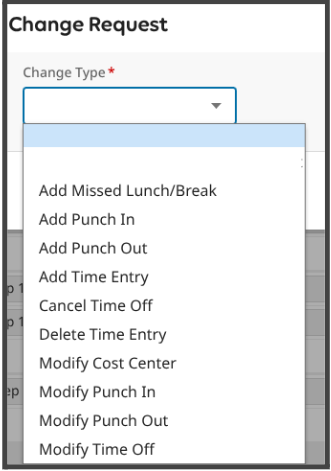 UKG Ready: Timesheet Change Requests – CPS Help Desk