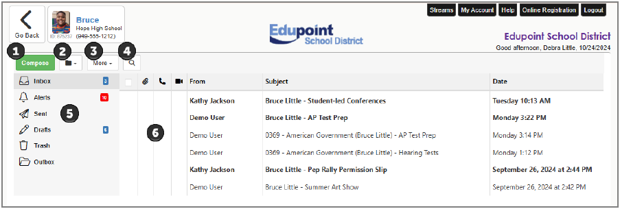 Synergy Mail in ParentVUE / StudentVUE – CPS Help Desk