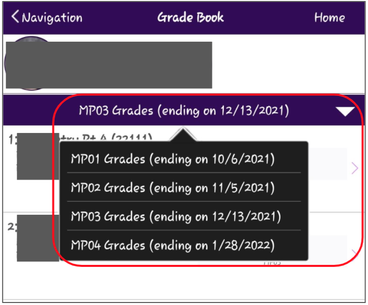 Viewing Your Student's Report Card or Grades on ParentVUE Mobile App ...